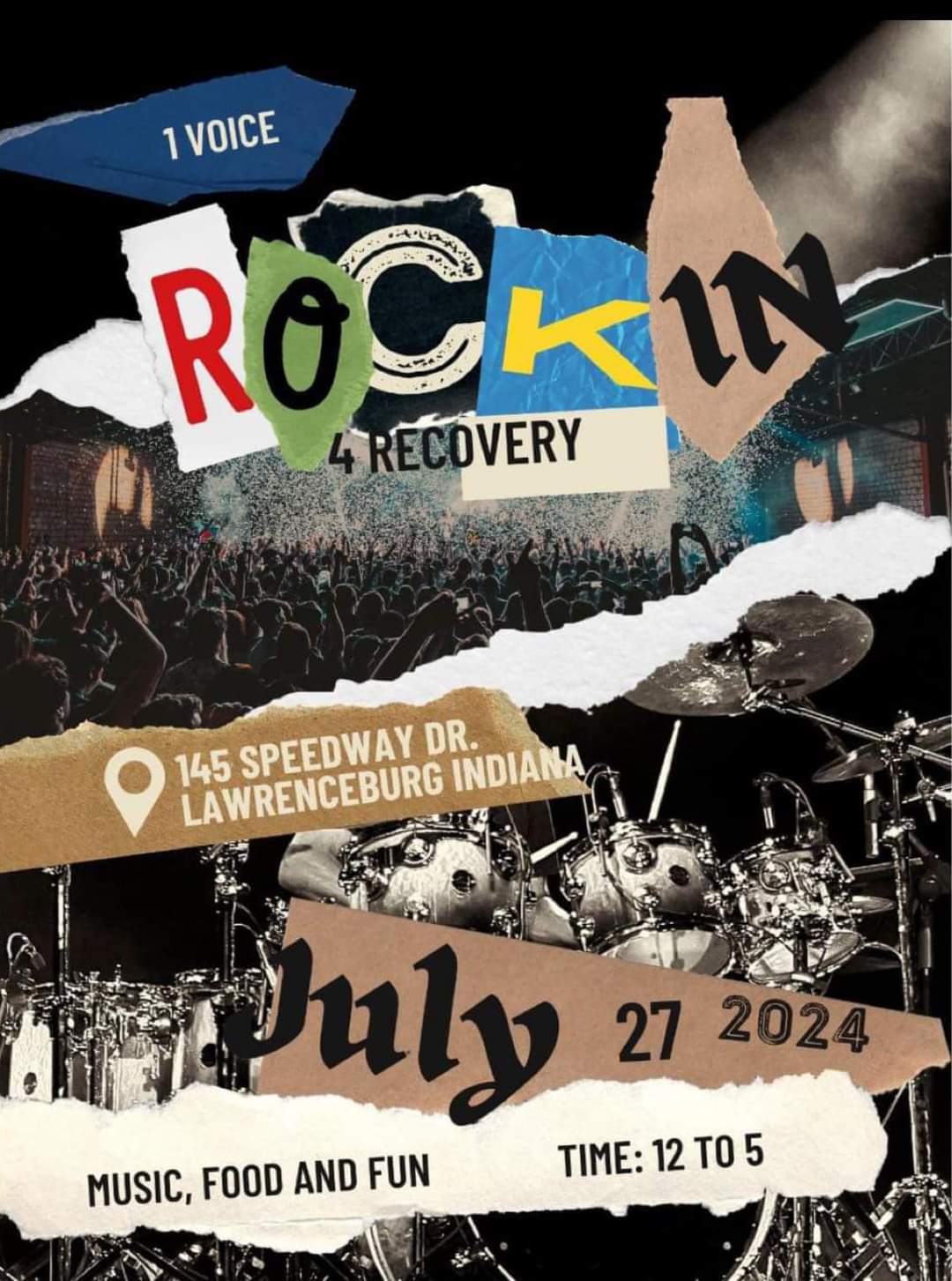 1Voice Rockin 4 Recovery : Indiana Recovery Network